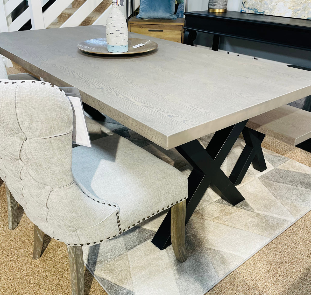 Humber Cool Grey Dining collection – Keith Taylor Furniture
